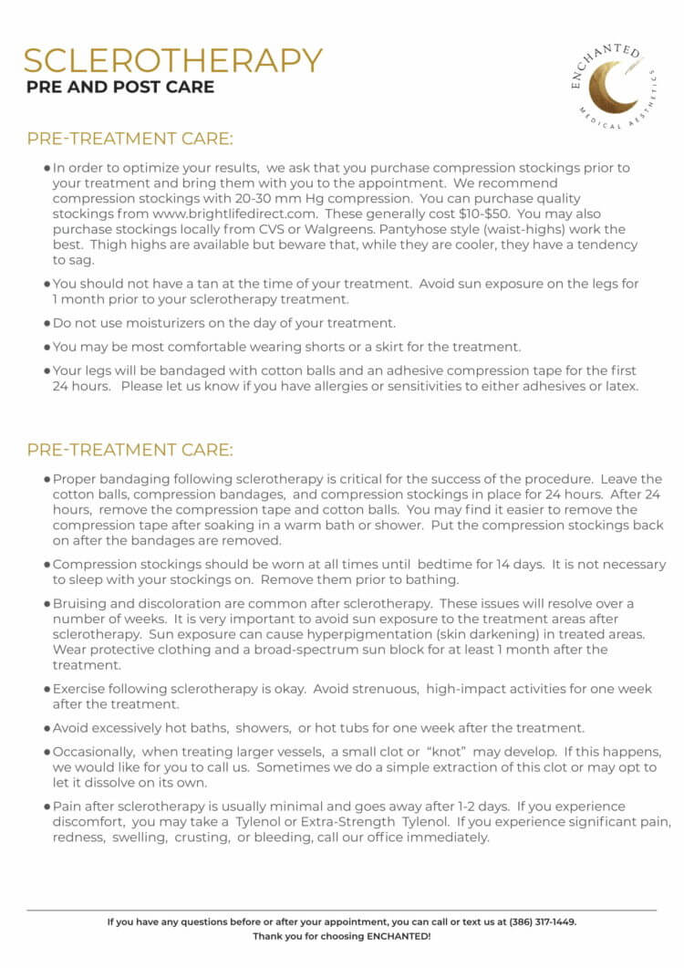 Pre and Post Care Instruction | Enchanted Medical Aesthetics